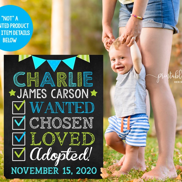 Adoption Announcement - Etsy