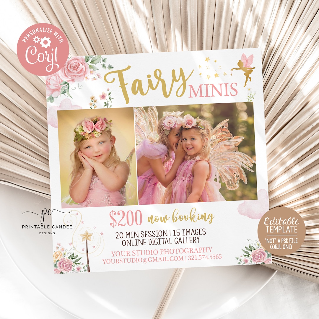 Fairy Minis Session Template Summer Photography Fairies Mini Sessions ...