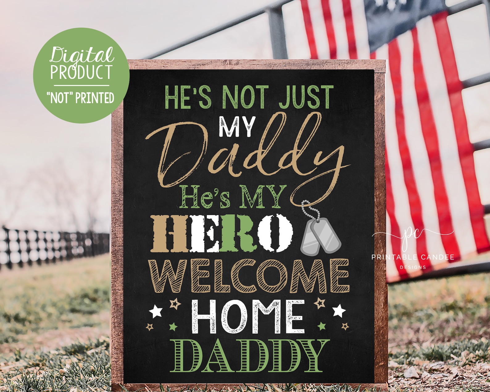 Welcome Home Daddy Sign Military Hero Hug Camo Homecoming Back - Etsy