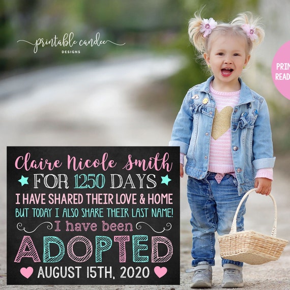 Adoption Announcement Signs Adoption Announcement Sign Digital