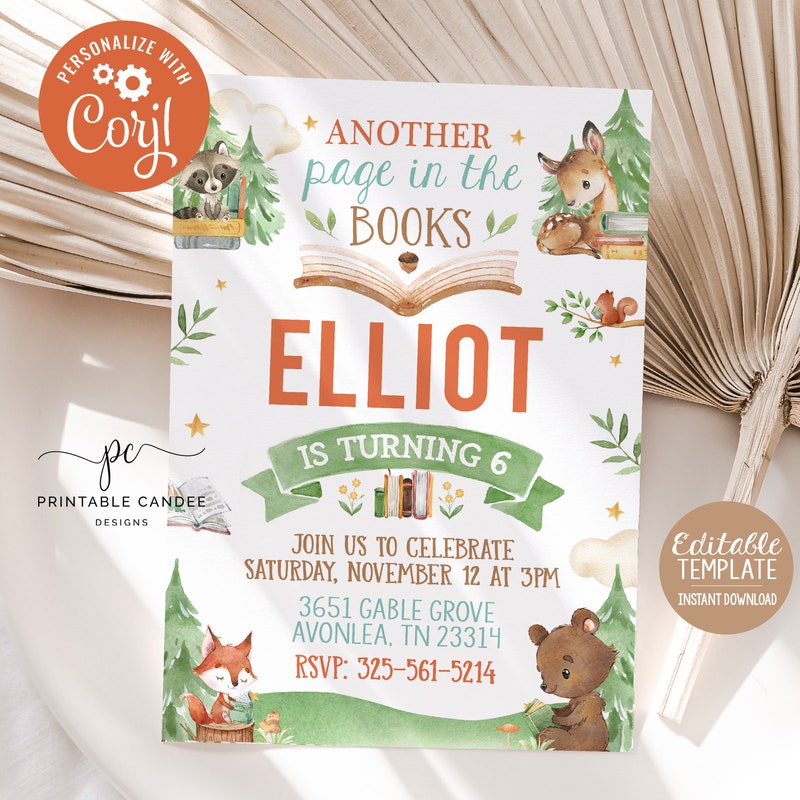 Book Themed Birthday - Etsy