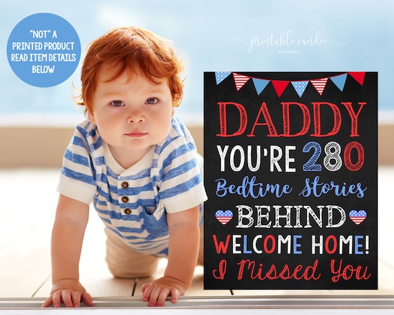 Military Coming Home Signs