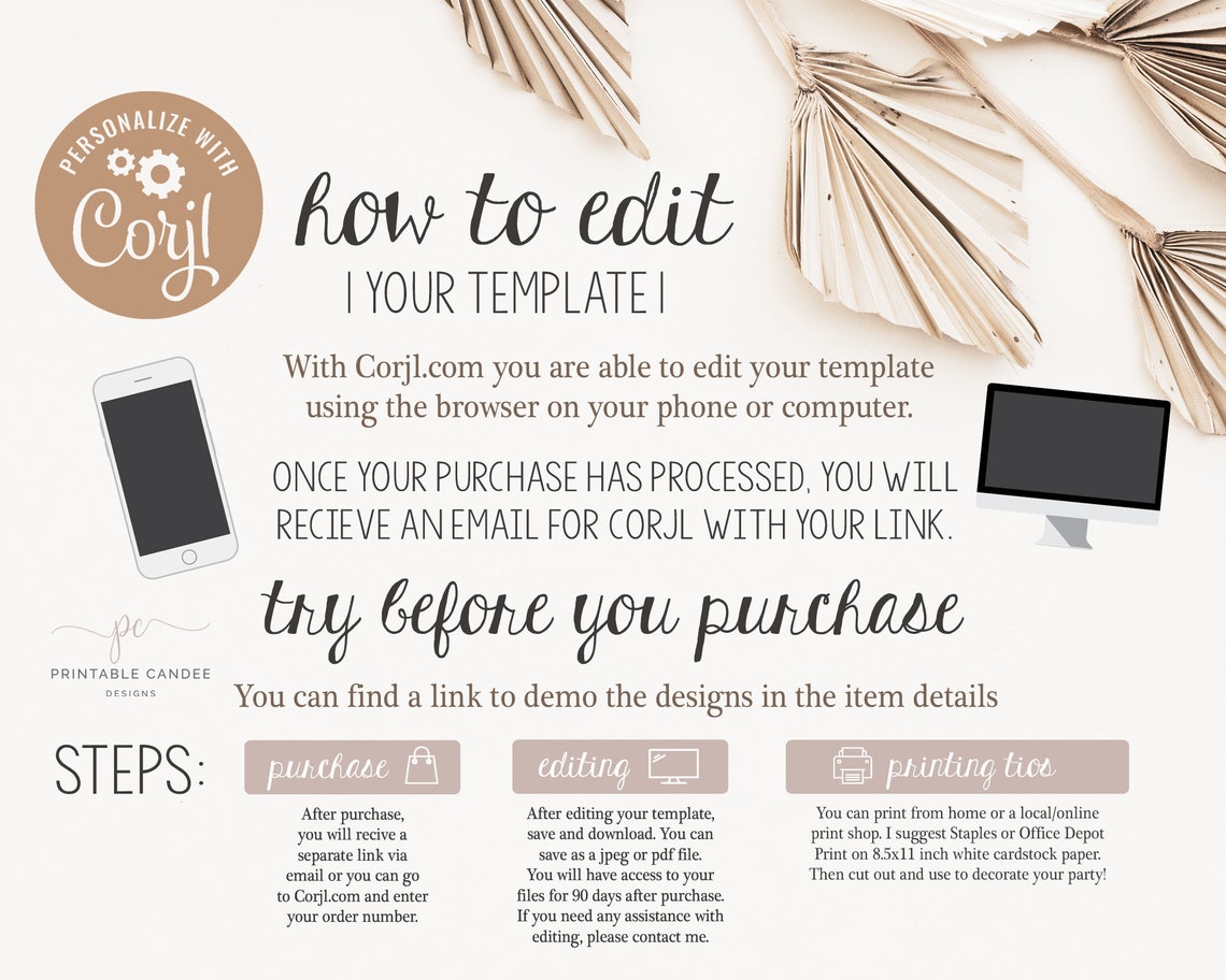 Girl Camping Party Flags Woodland Editable Flag Banner Sleepover Party ...