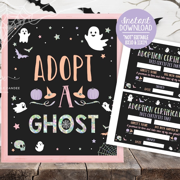 Adopt a Ghost - Etsy