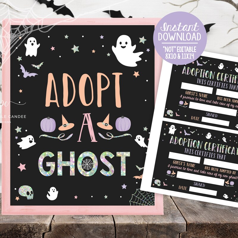 Adopt a Ghost - Etsy