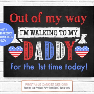 Welcome Home Daddy Sign Red White Blue Homecoming Back from | Etsy
