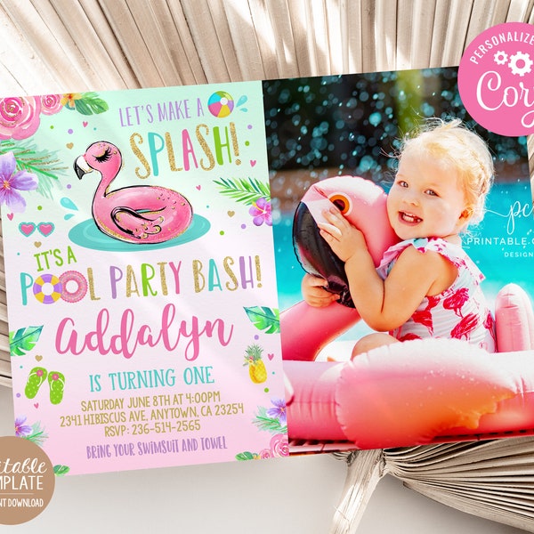 Flamingo Pineapple Birthday - Etsy