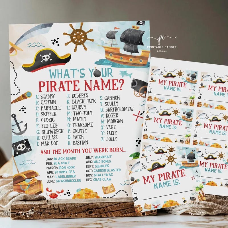 Pirate Names - Etsy