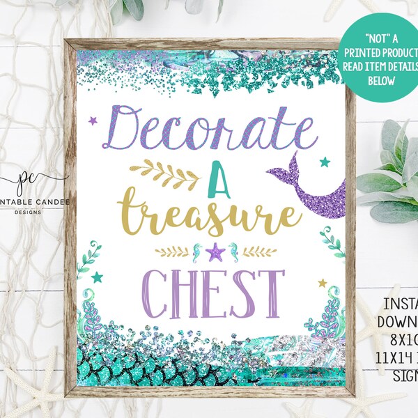 Treasure Chest Sign - Etsy