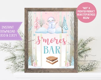 S'MORE Poster for Your SMORES Bar or Buffet 11x14 on Matboard Can Be ...