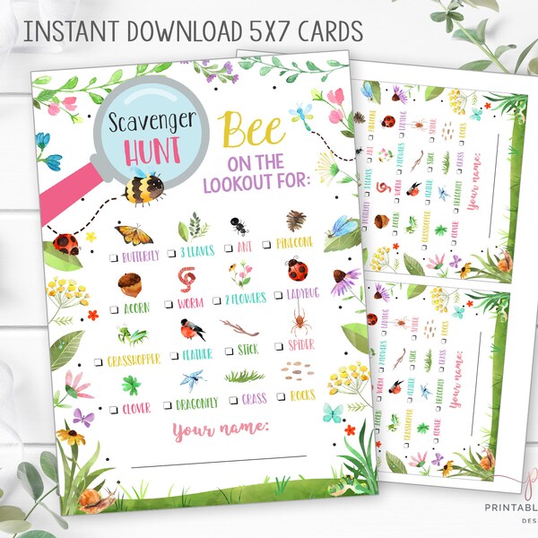 Nature Scavenger Hunt - Etsy