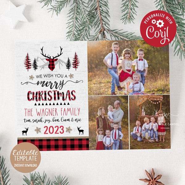 Rustic Holiday Cards - Etsy