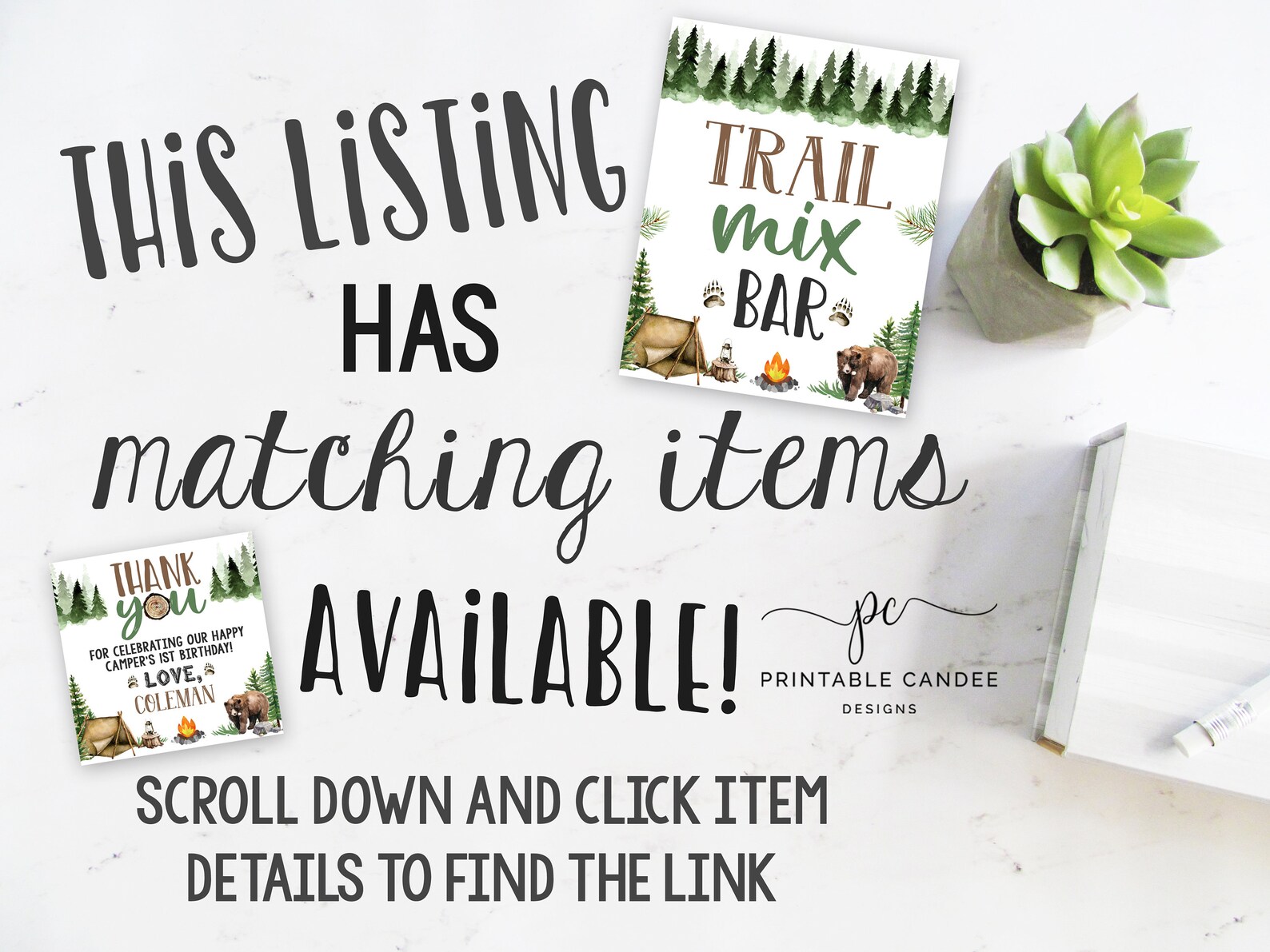 Trail Mix Bar Sign Camping Party Decor Lumberjack One Happy - Etsy