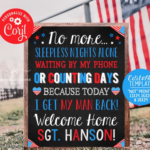 Welcome Home Deployment Navy Sign - Etsy