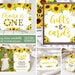 Sunflower Food Labels Template Girl Birthday Party Fall Sunflowers ...