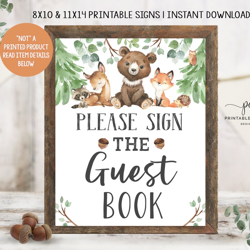 Woodland Table Decor - Etsy