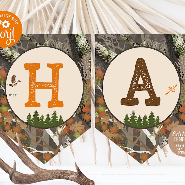 Birthday Banner Hunting - Etsy