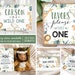 Editable Safari Birthday Thank You Wild One Boy Jungle Animal Party ...