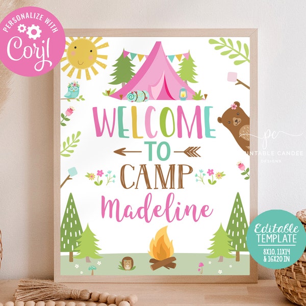 Camping Printable - Etsy