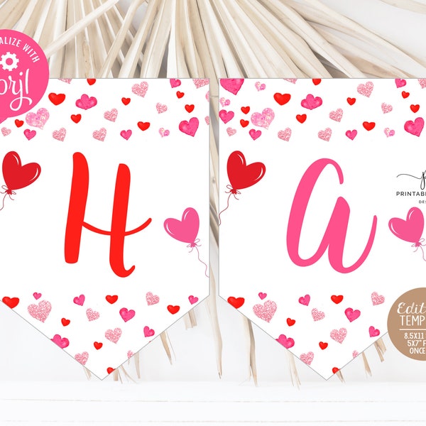 Valentine Banner - Etsy
