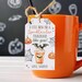 Editable Halloween Coffee Teacher Favor Tag Spooky Brew Favors Happy ...