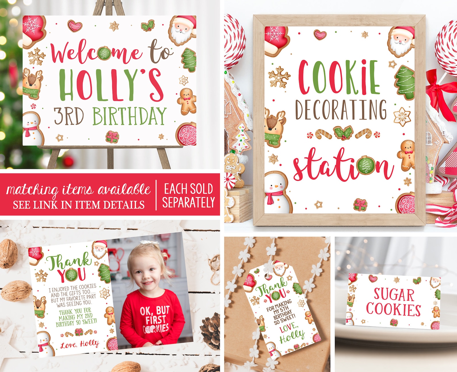 Cookie Decorating Station Sign Sweet One Birthday Cookie Party - Etsy