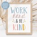 Printable Teacher Quote Typography Sign Class Decor Neutral Rainbow ...