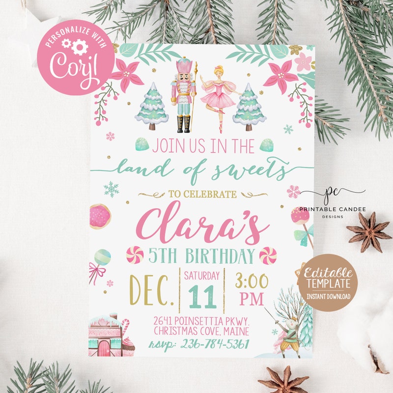 Nutcracker Invitation - Etsy