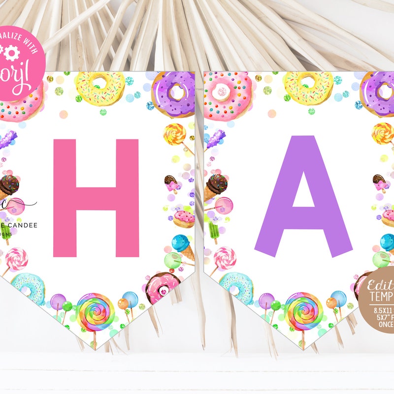 Candyland Banner - Etsy