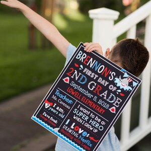 Shark First Day of Preschool Sign 1st Day of Kindergarten Back to ...