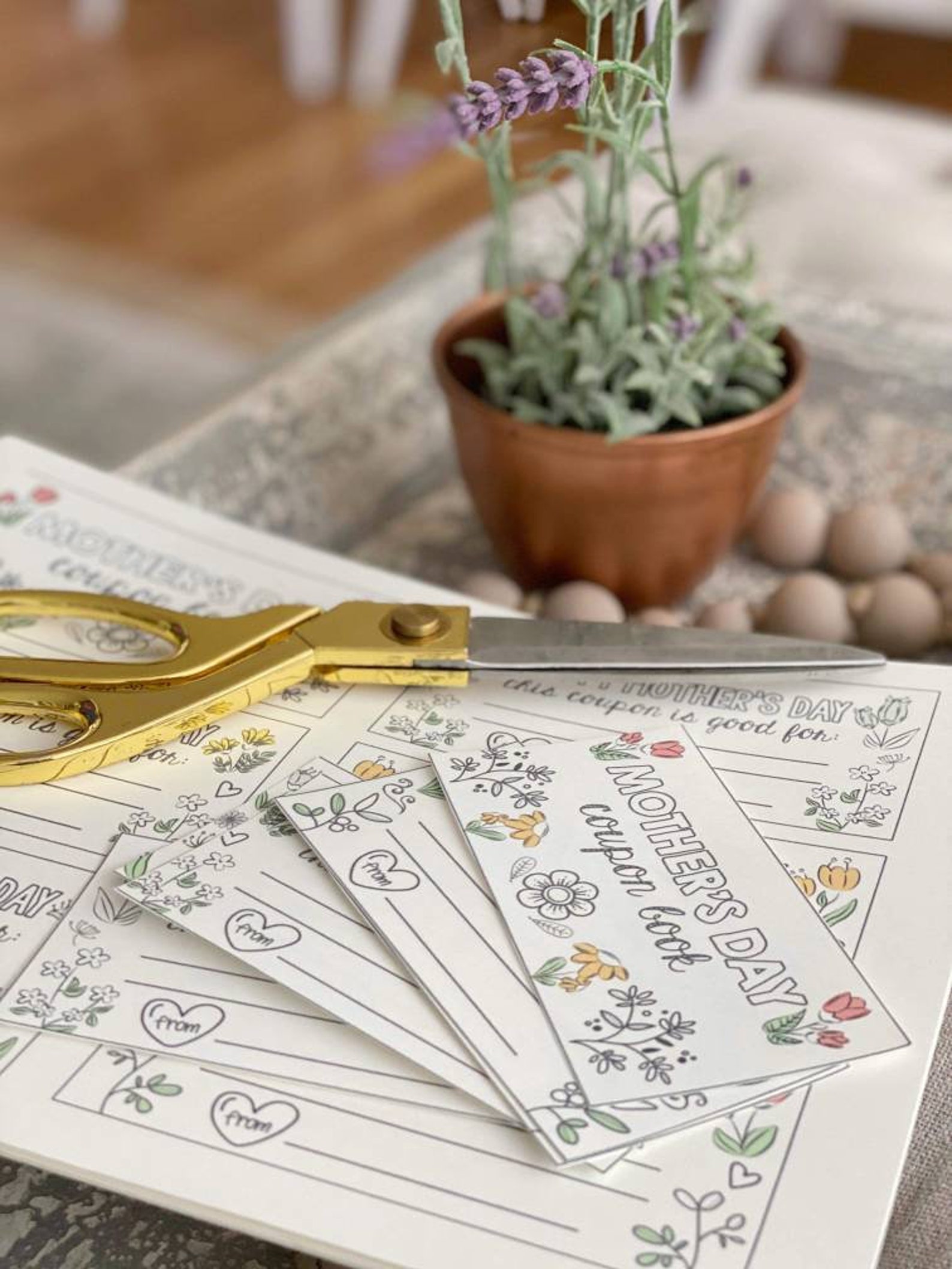 Mother's Day Coupon Book Printable Kids Children Mom Gift - Etsy