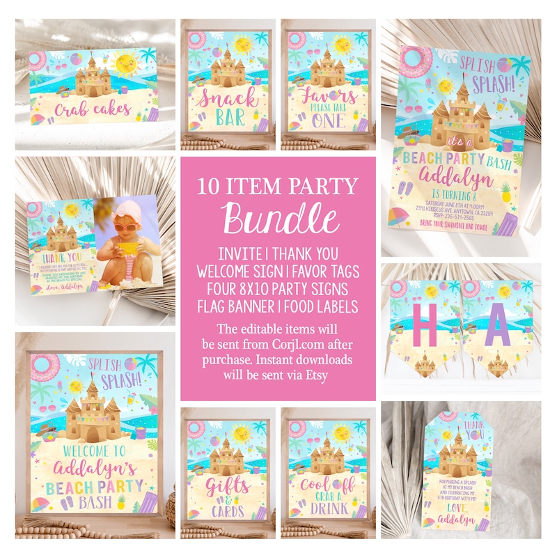Beach Party Decor - Etsy