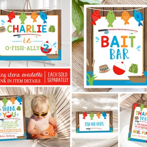 Fishing Birthday Welcome Sign the Big One Fish Decor Instant - Etsy