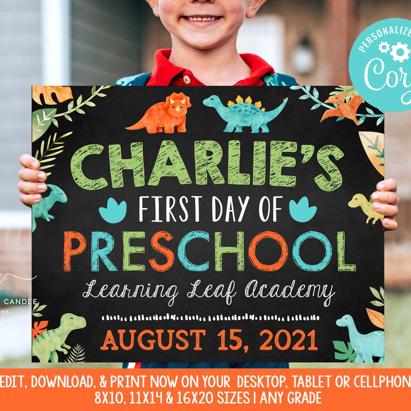 Preschool Sign - Etsy