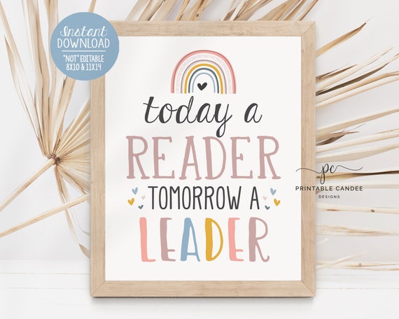 Printable Teacher Quote Typography Sign Class Decor Neutral - Etsy