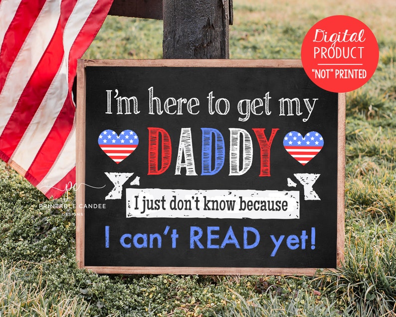 Welcome Home Daddy Sign Red White Blue Homecoming Back From - Etsy