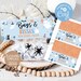 Editable Bugs and Kisses Bag Topper Blue Halloween Treat Bag Boy ...