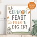Dragon Food Sign Dragon Baby Shower Birthday Party Printables Dragon ...