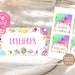 Candy Party Food Labels Template Lollipop Donut Girl Birthday Theme ...