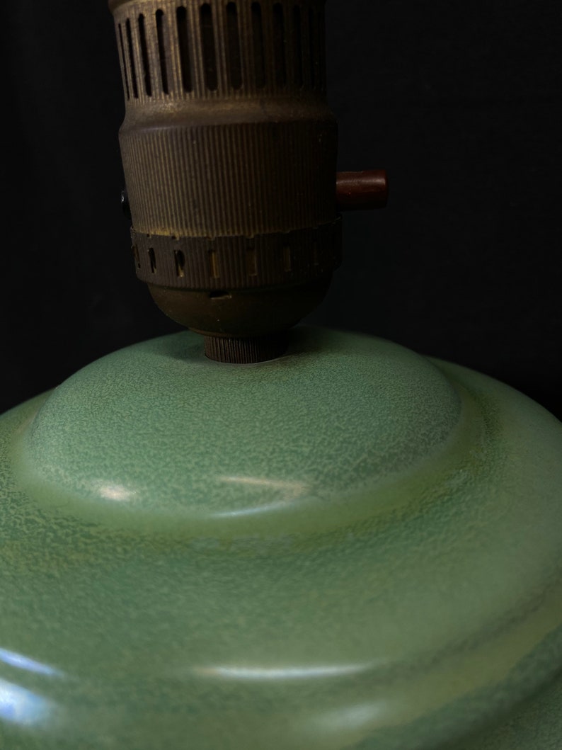 Stangl Pottery Apple Green Lamp - Etsy