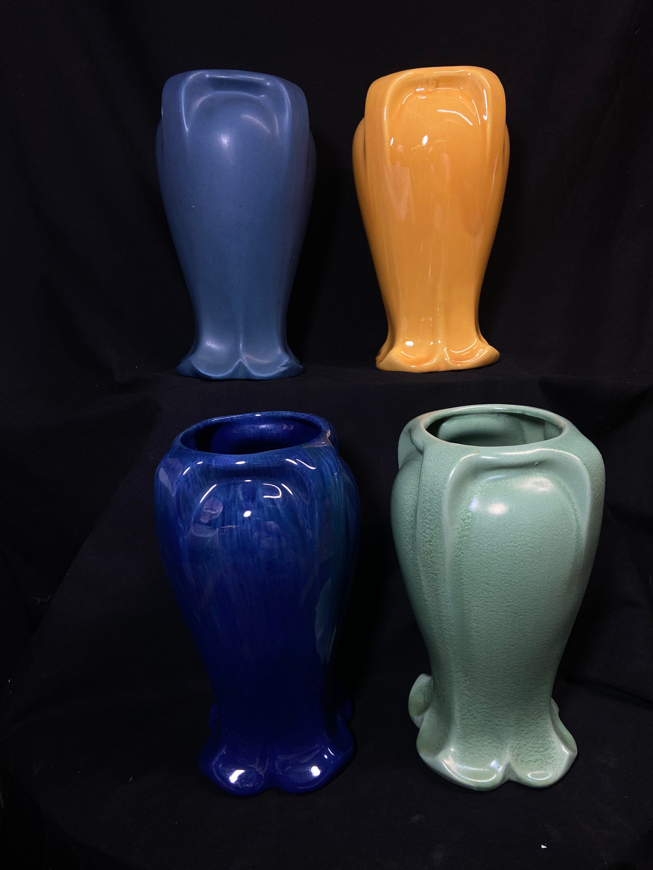 Early Haeger Buttress Vase - Etsy