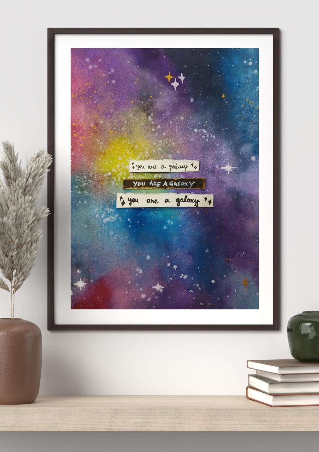 You Are a Galaxy, Watercolour Painting (digital Download) - Etsy