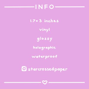 Poke Me Cactus Sticker Holographic Vinyl Sticker Water Bottle Sticker ...