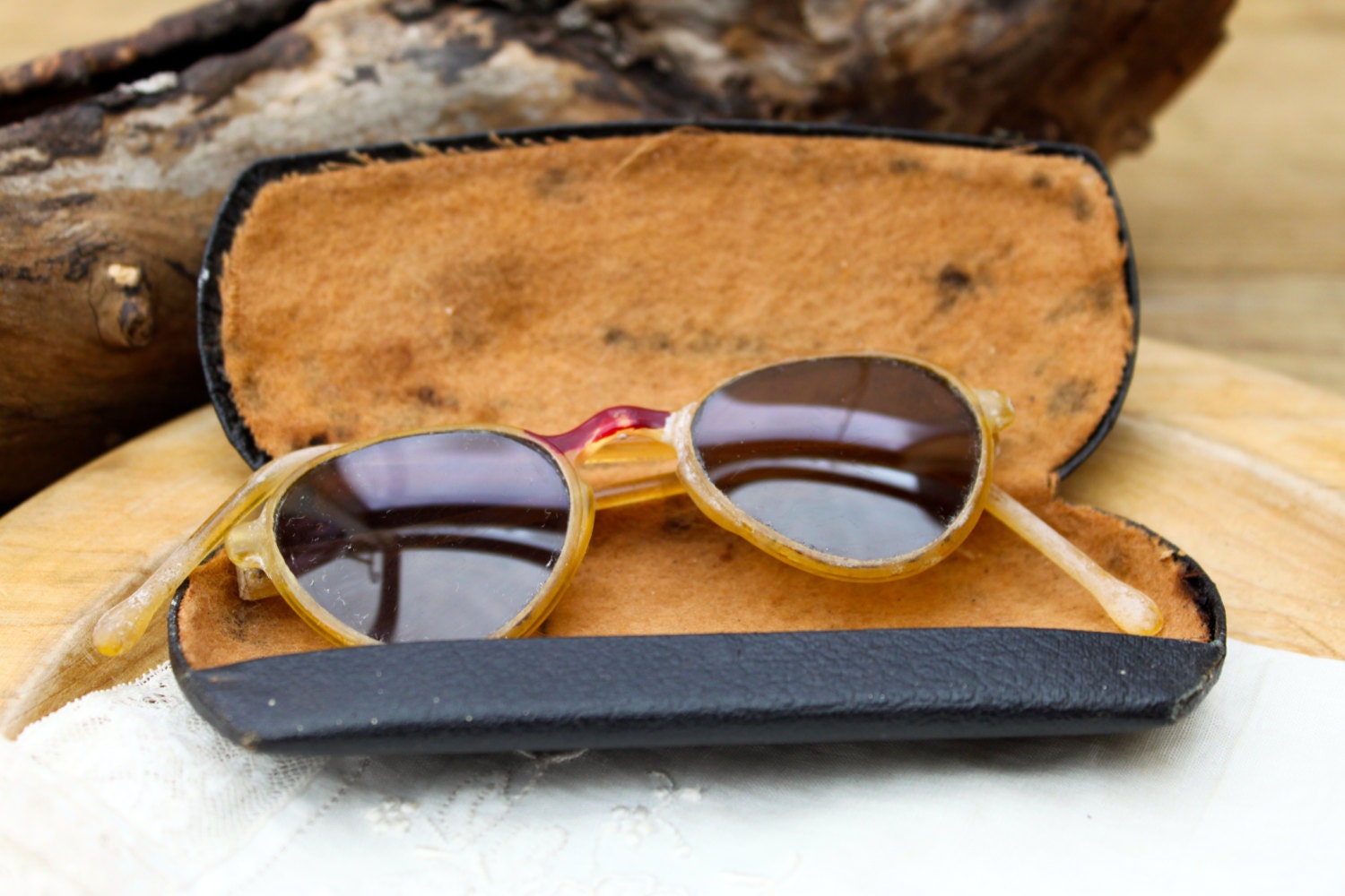 Antique Pair of Children's Celluloid Eye Glasses - Etsy