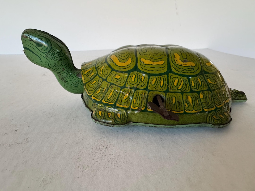 Vintage Wind up Turtle / Collectible - Etsy