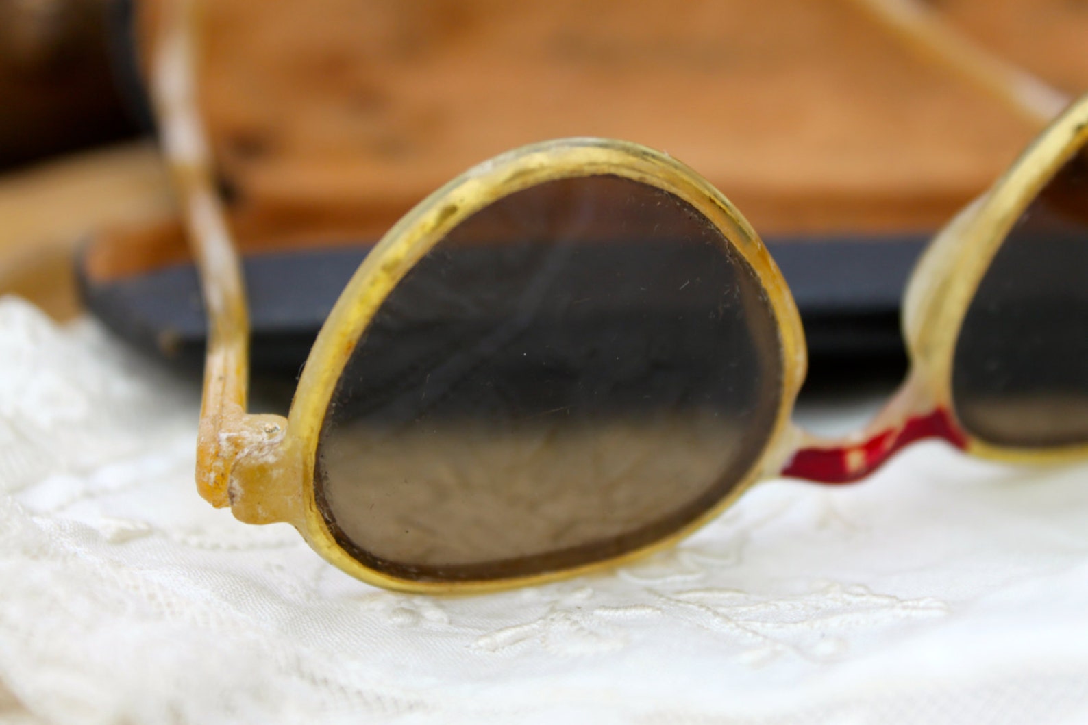 Antique Pair of Children's Celluloid Eye Glasses - Etsy