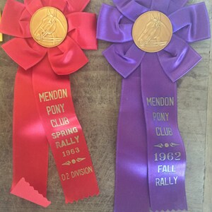 Horse Show Ribbon / Vintage Horse Ribbon / Equestrian Award Ribbon - Etsy