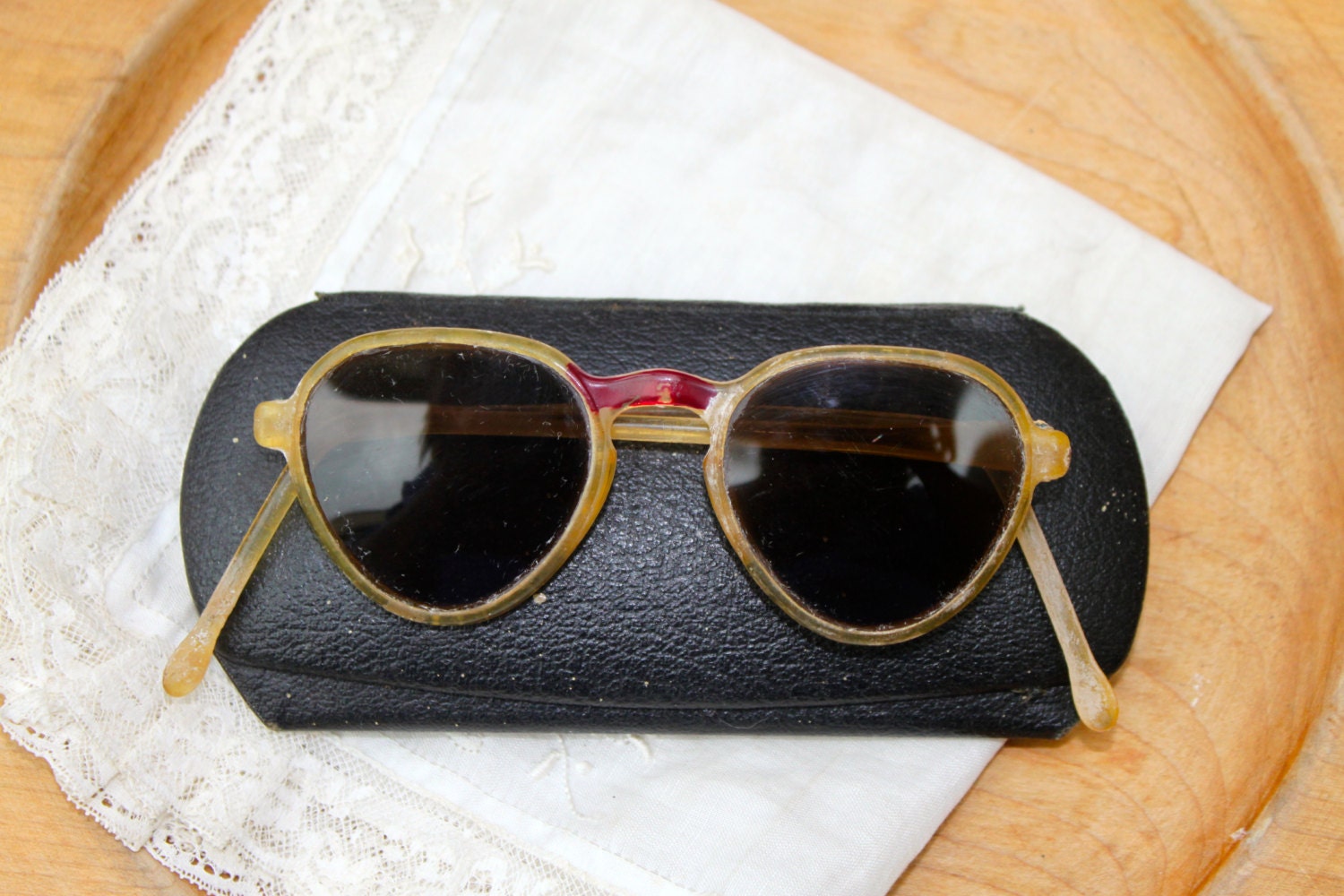 Antique Pair of Children's Celluloid Eye Glasses - Etsy