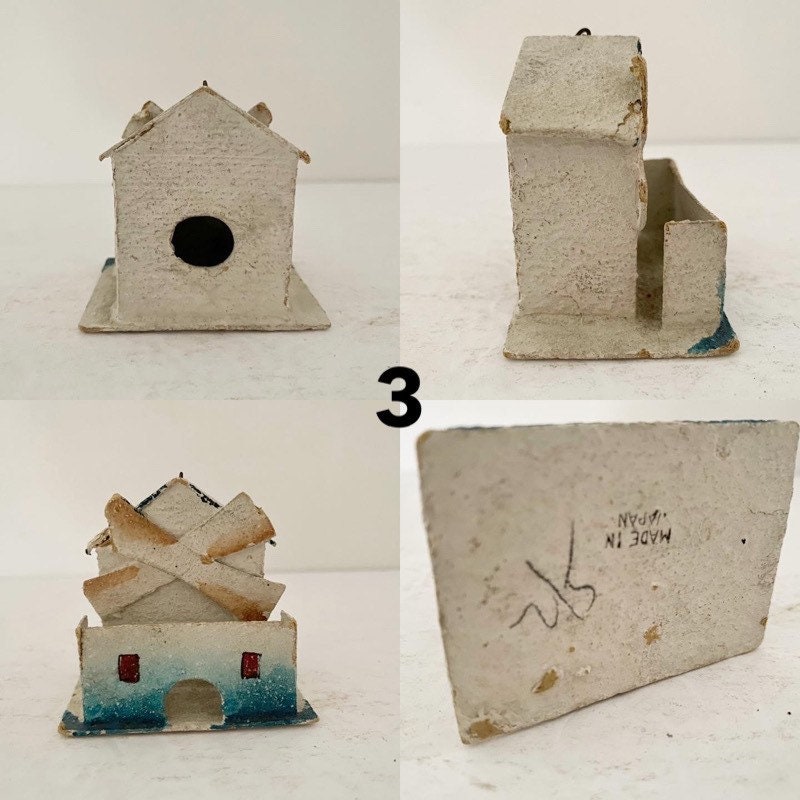 Vintage Cardboard Putz House / Sale is for One - Etsy