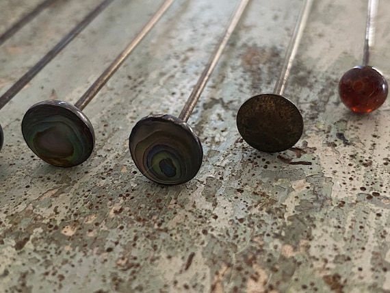 Vintage Hat Pin - Antique Hat Pin - Collection of Hat… - Gem